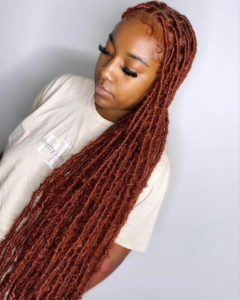 25 Hottest Long Faux Locs Hairstyles to Try in 2024 - Womanly & Modern